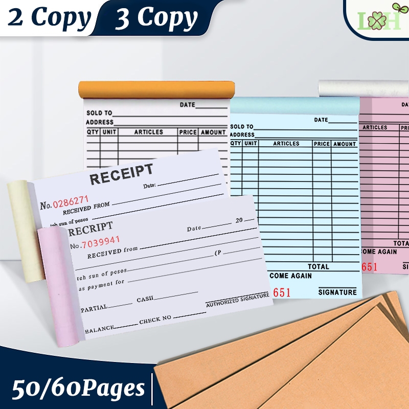 2/3 Ply Order Slip Receipt Resibo Carbonized Paper Delivery Temporary ...