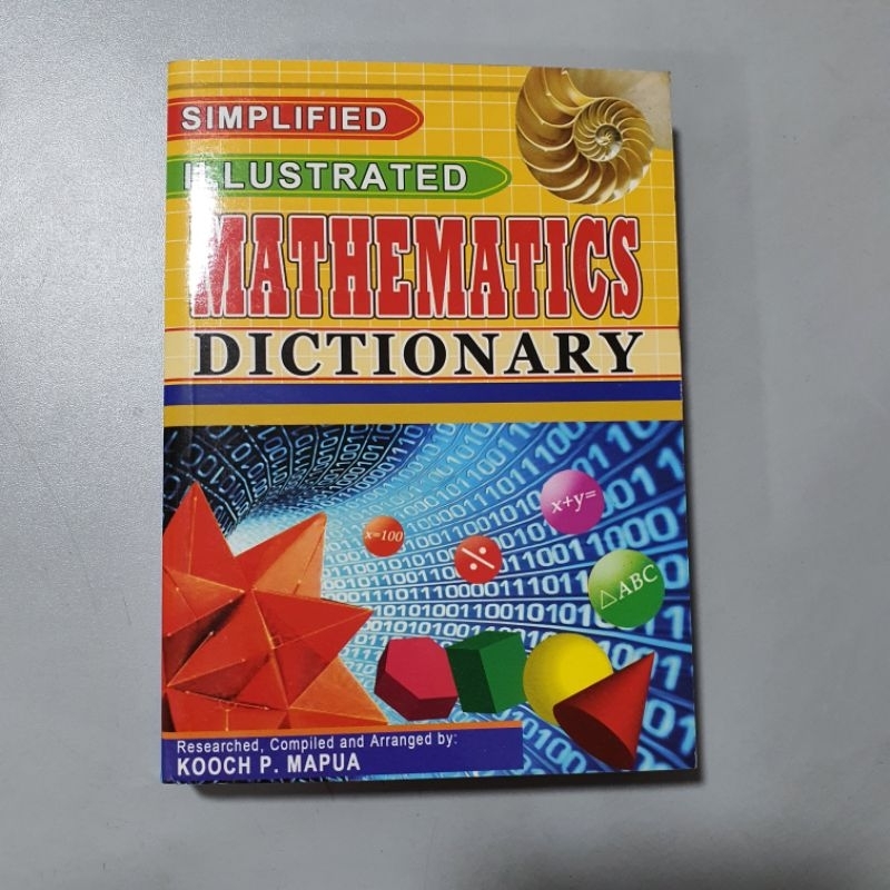 Simplified Illustrated Mathematics Dictionary | Shopee Philippines