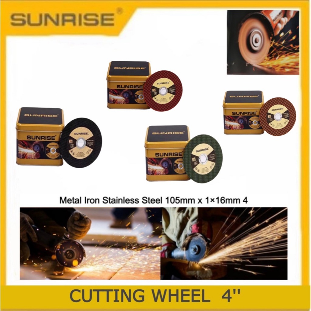 Sunrise Cutting Disc 4" Inch. For Metal /Stainless Steel (25pcs ...