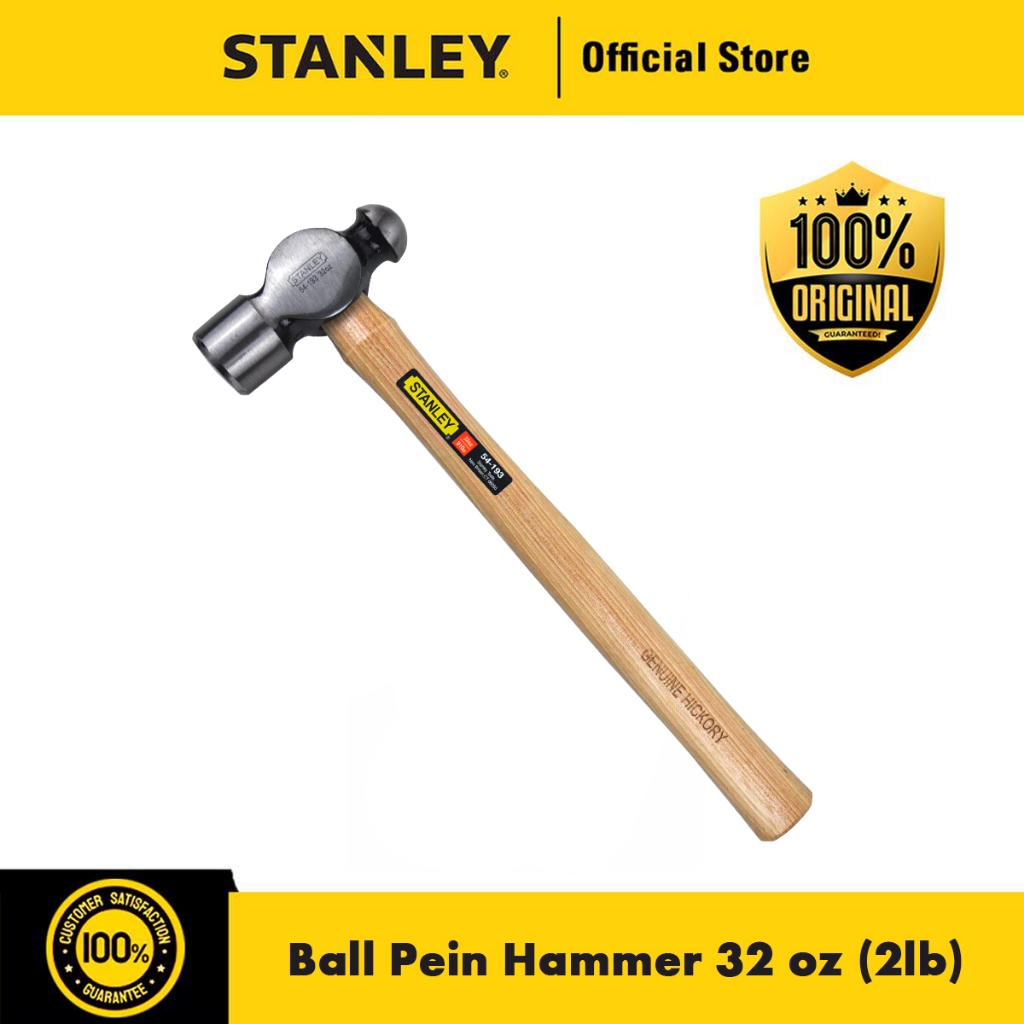 Stanley 54-193-23 Ball Pein Hammer 32oz (2LB) Inv-Nfm | Shopee Philippines