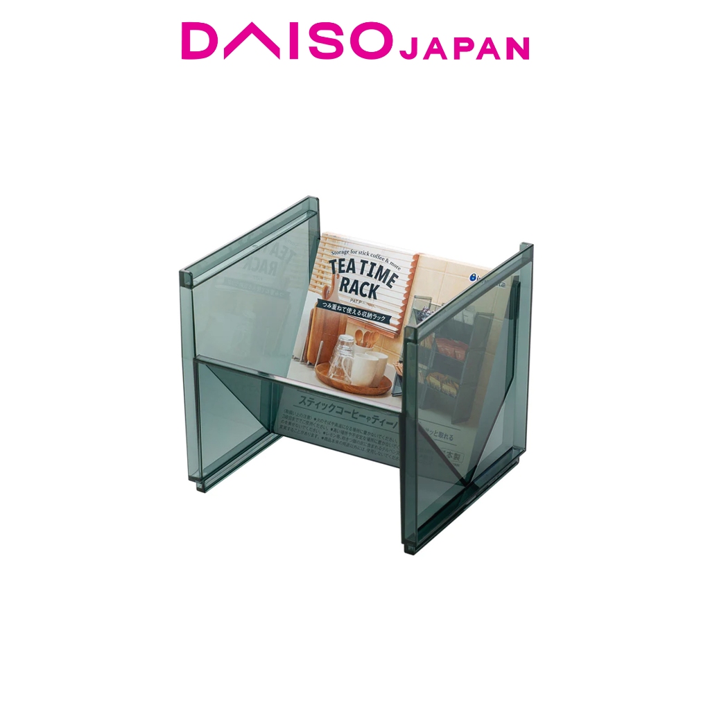 Daiso Teatime Rack (Clear Black) | Shopee Philippines