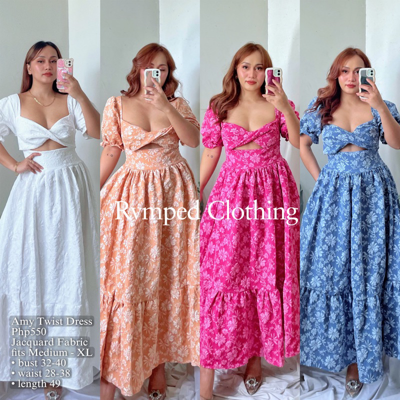 RVMPED Amy Twist Long Dress | Shopee Philippines