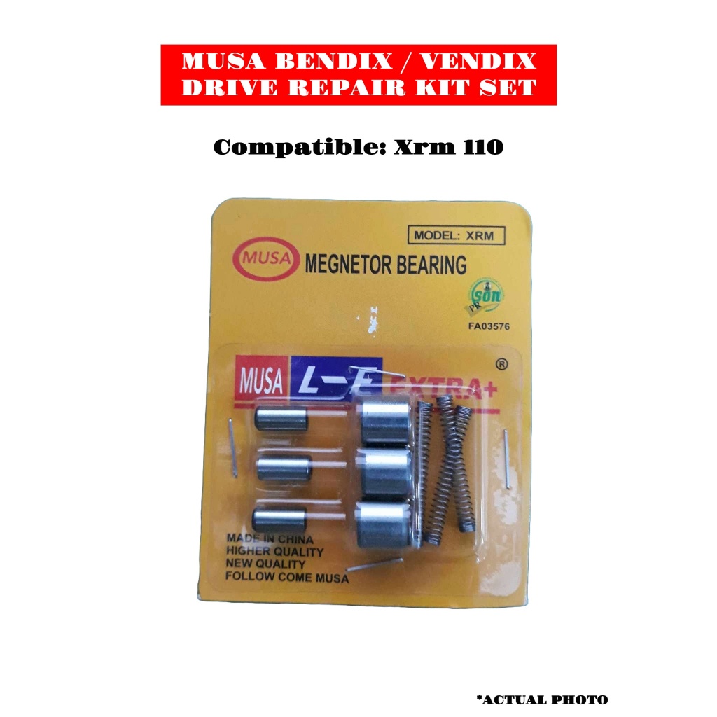 Musa Bendix / Vendix Drive Repair Kit Set Compatible: Honda Xrm 110 ...