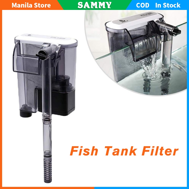 Fish Tank Filter Aquarium Hang On Filter Waterfall Hang On External ...