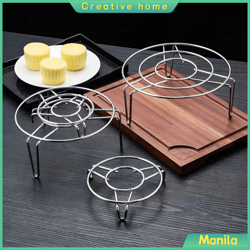 Stainless Round Pot Stand Steamer Cooking Ware Steam Tray Stock Pot ...