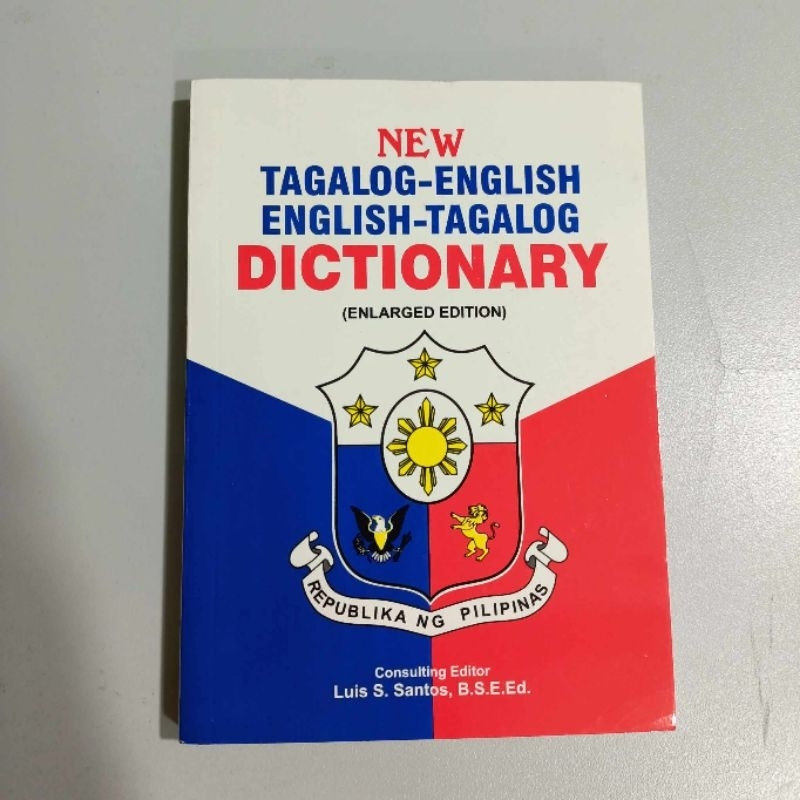 New Tagalog-English English Tagalog Dictionary | Shopee Philippines