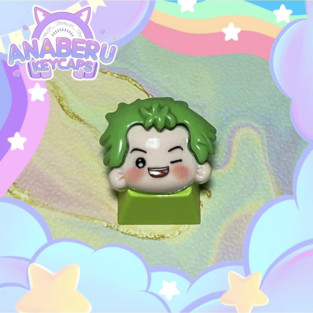 one piece crew luffy sanji nami chopper usopp zoro keycaps | Shopee ...