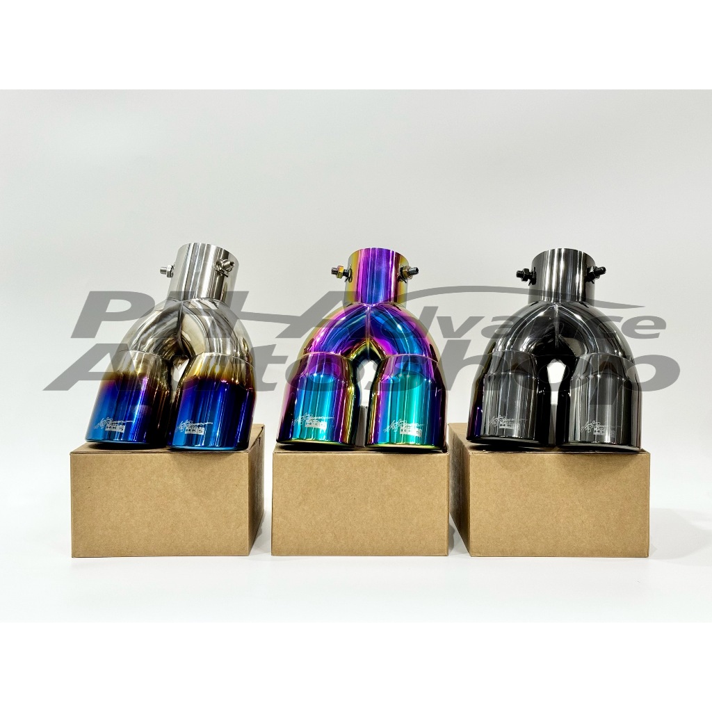 HKS Dual Muffler Tip Universal for All Car HKS Burned Tip | Shopee ...