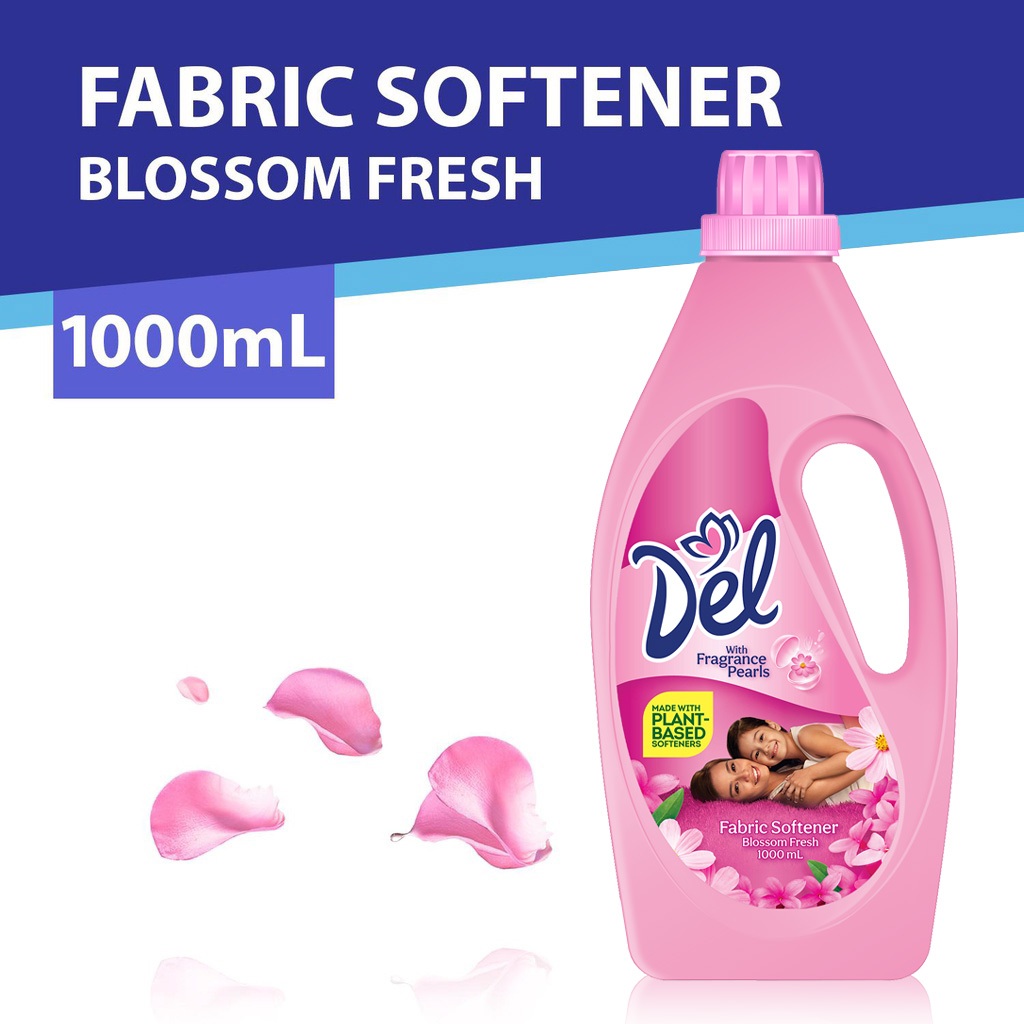 Del Blossom Fresh Fabric Softener (1000 mL) | Shopee Philippines