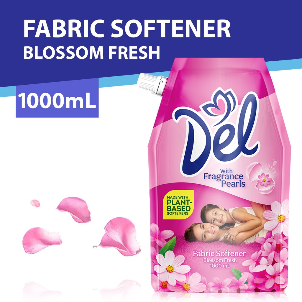Del Blossom Fresh Fabric Softener (1000 mL SUP) | Shopee Philippines