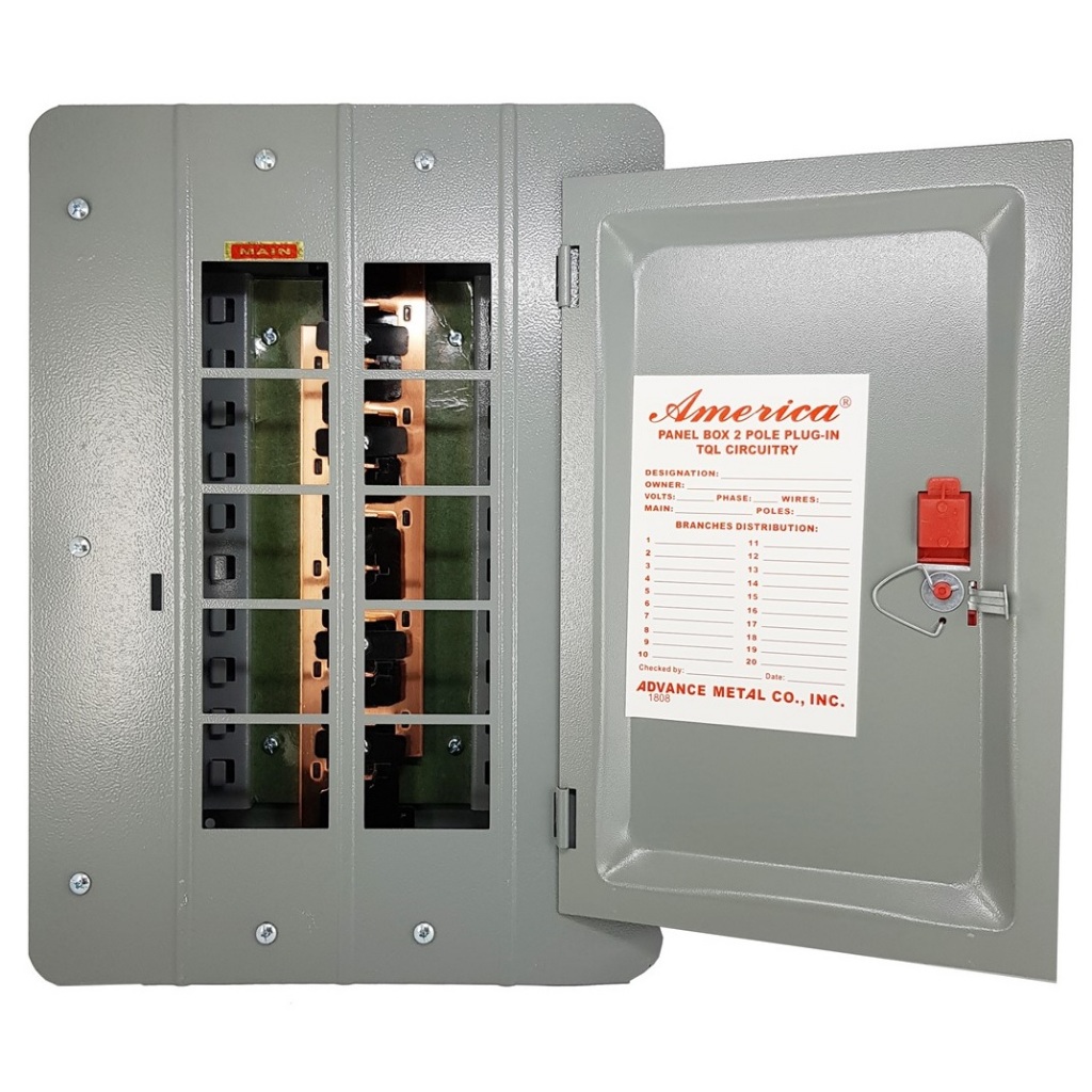 AMERICA PANEL BOX PLUG IN | 2 POLE PLUG IN | 4 HOLES TO 12 HOLES ...