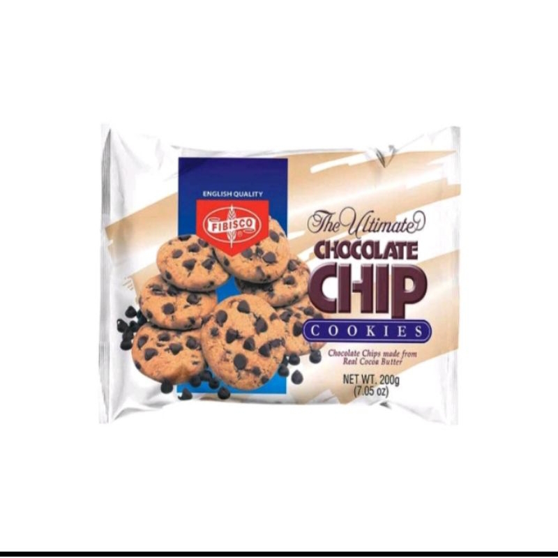 Fibisco Choco Chips Cookies 200gram | Shopee Philippines