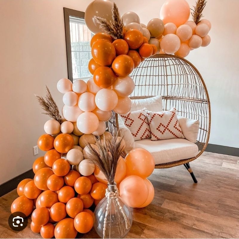 25pcs / 100pcs APRICOT PEACH BURNT MIX - COLOR YEAR 2024 (5 inch / 10 ...