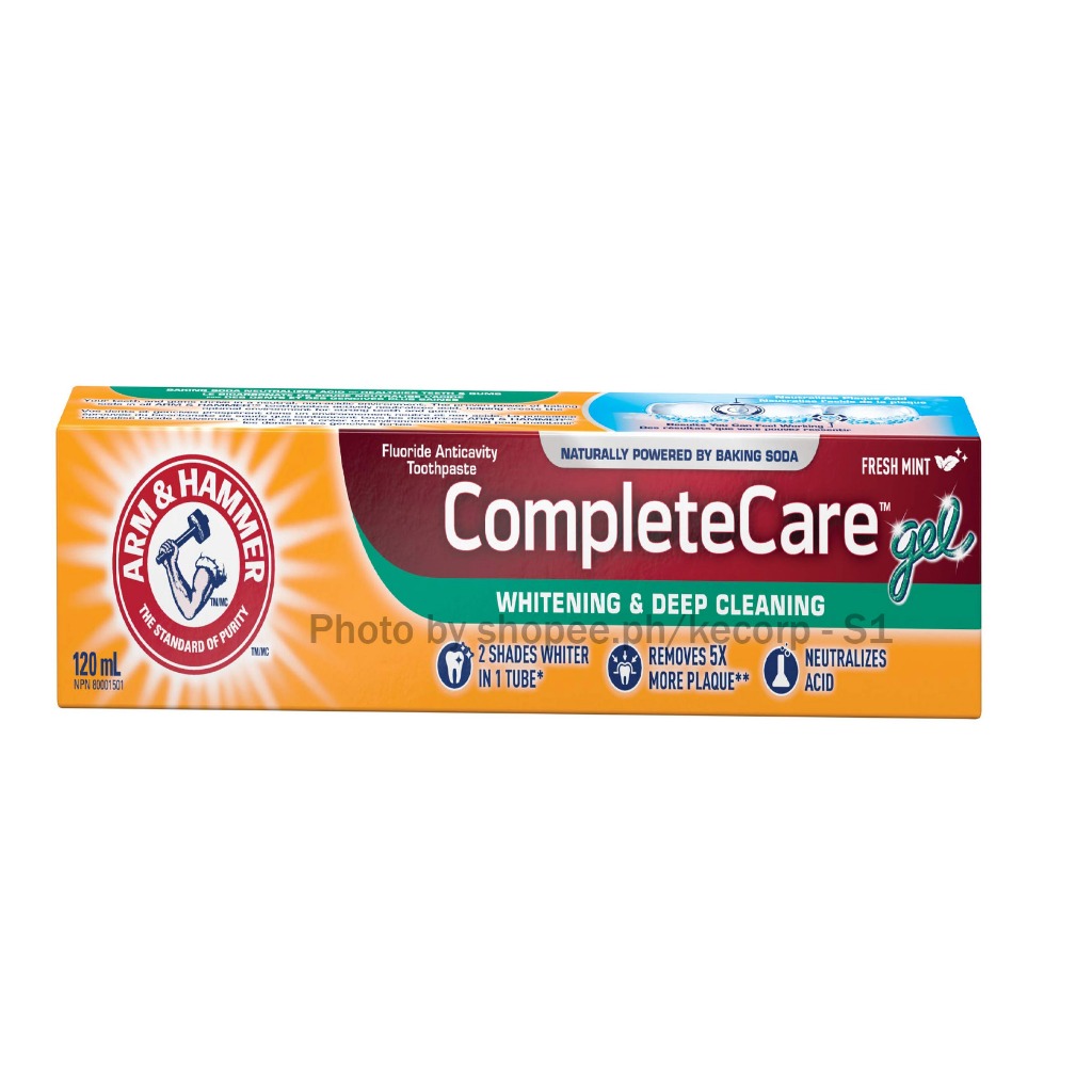 Arm & Hammer Complete Care Toothpaste Fresh Mint 120ml Canada Imports ...