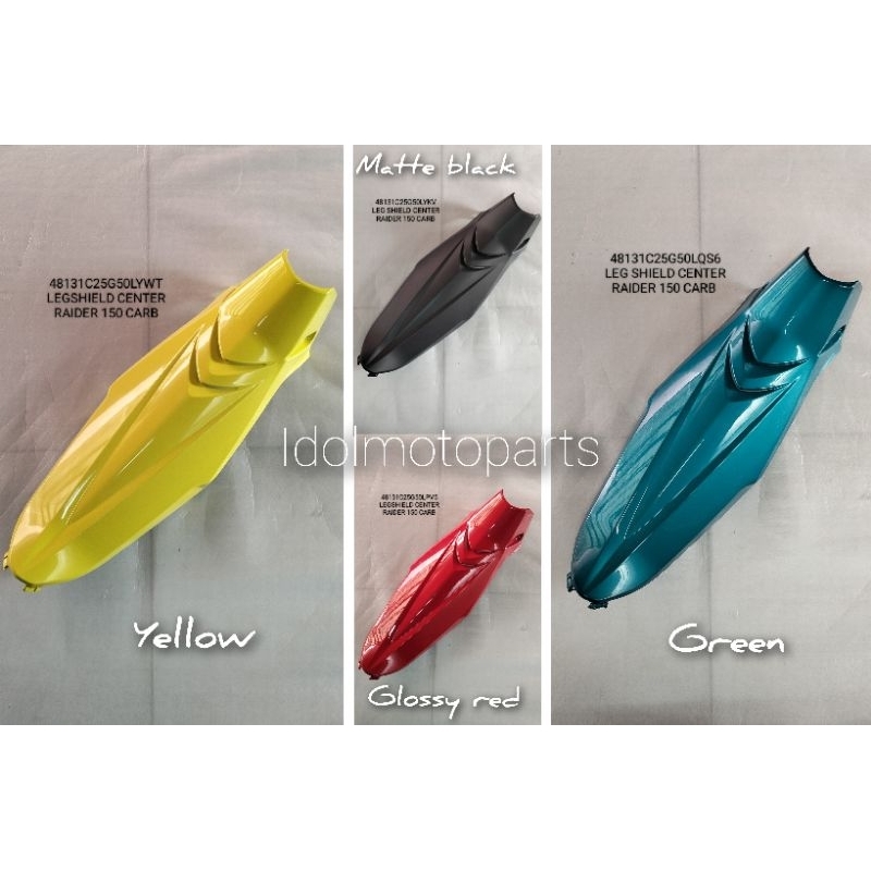 SGP LEGSHIELD CENTER FOR RAIDER 150 CARB (REBORN) | Shopee Philippines