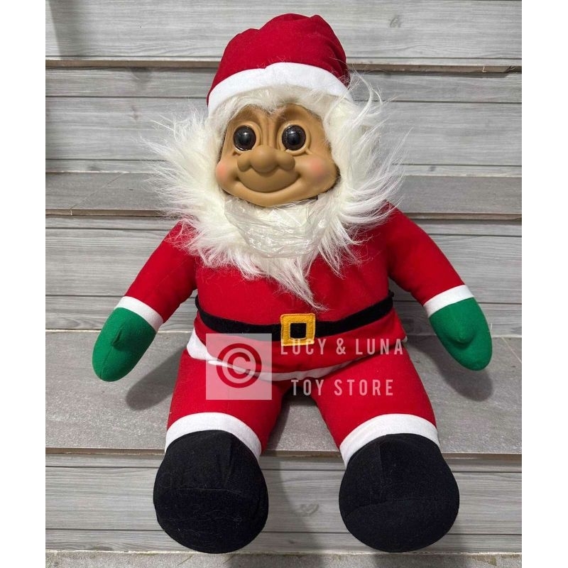 Rare Jumbo Santa Troll Stuffed Toy (hard face) | Shopee Philippines