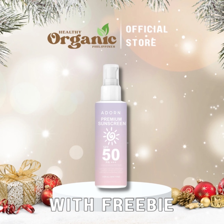 Adorn Premium Sunscreen Face Body No White Cast Anti Aging Spf 50 Jamil ...