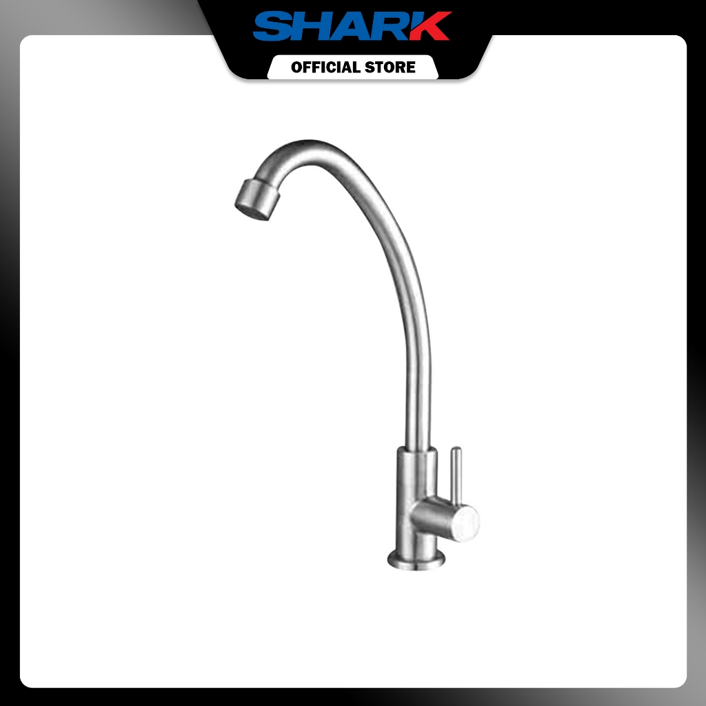 SHARK SP 101 Stainless 304 Kitchen Faucet Cold Line - Vertical Type | Shopee Philippines
