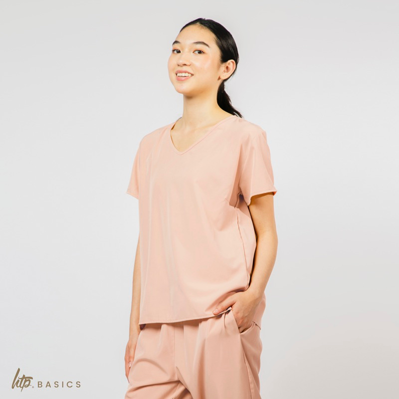 HTP Basics Women’s Unifit Scrub Suit/Scrubs for Nurse/Doctor Uniform ...