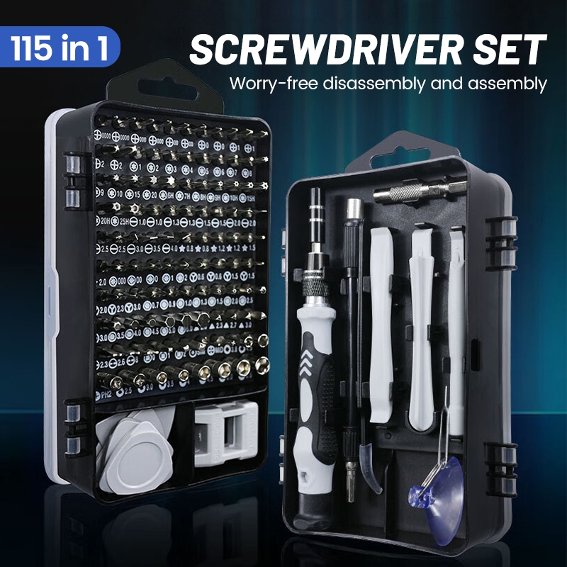 115 In 1 Mini Precision Screwdriver Set of ScrewBit SetSet Device Hand Tools DIY Professional ...
