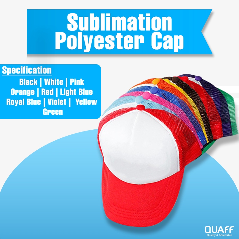 QUAFF Printable Polyester Net Cap | Shopee Philippines