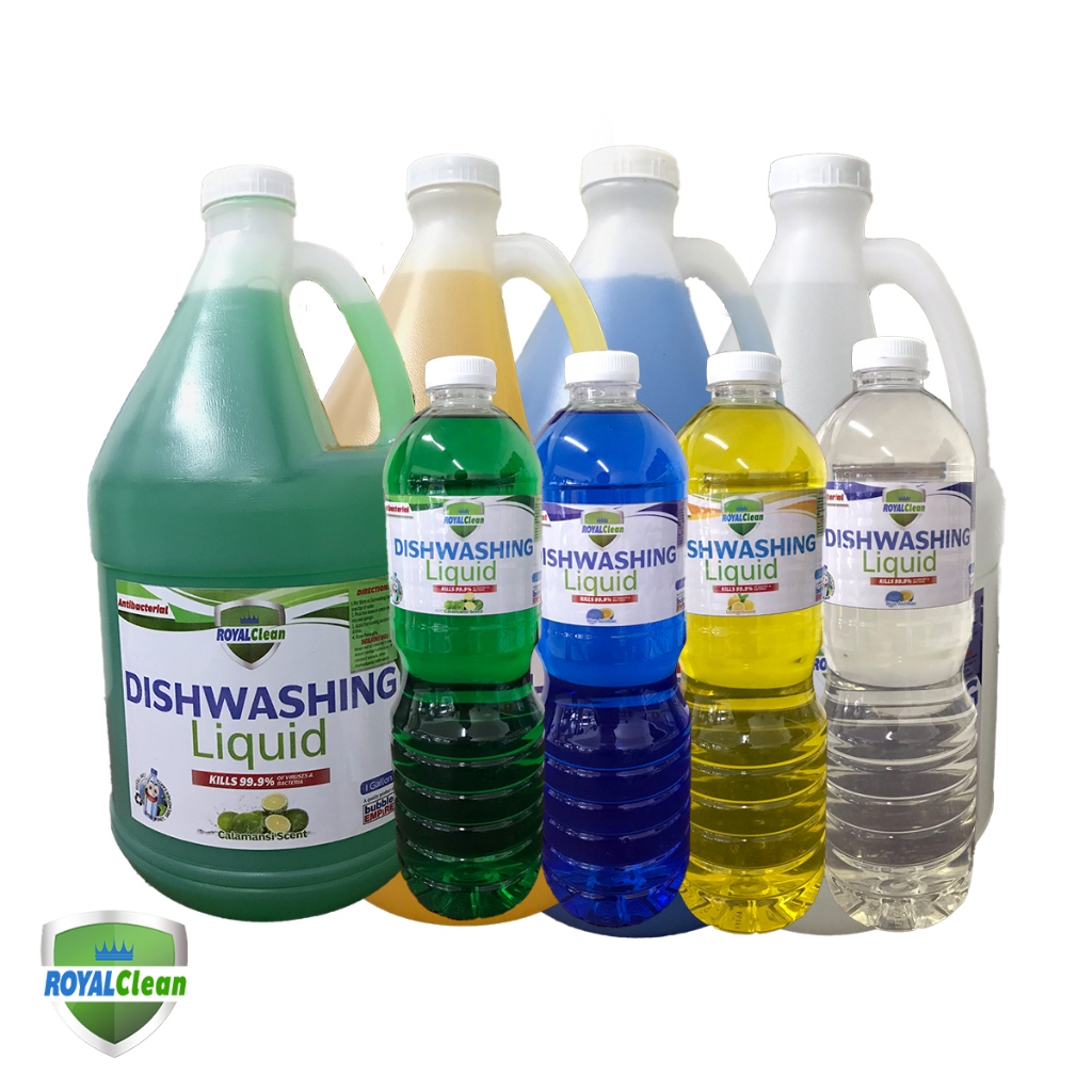 Royal Clean Concentrated Dishwashing Liquid | 1L and 1Gal | Shopee ...
