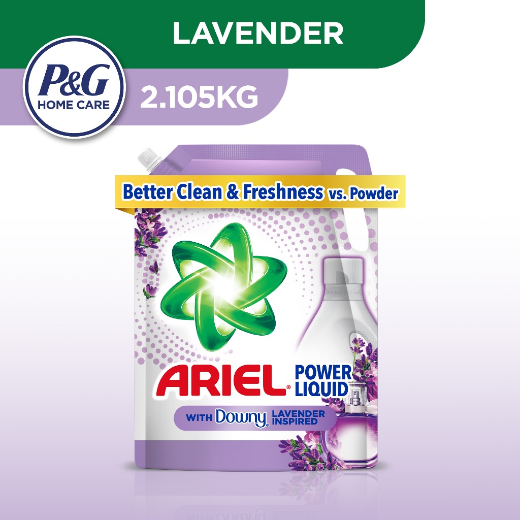 Ariel Liquid Detergent Floral Passion Sunrise Fresh Lavender 2.105 - 2.16KG Refill | Shopee ...