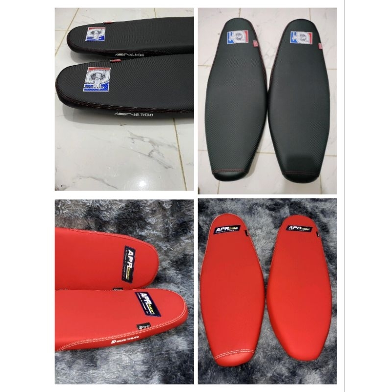 Nathong Dry Carbon Flat Seat X Apr Red Flat Seat for Honda Wave 100S ...