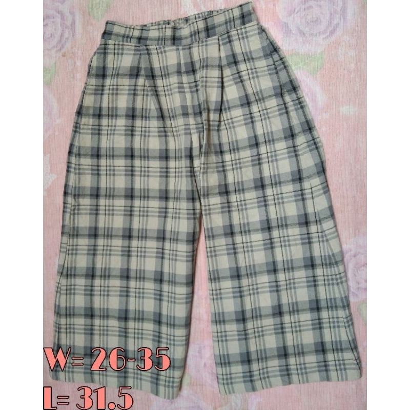 Wideleg Pants (Garterized) | Shopee Philippines