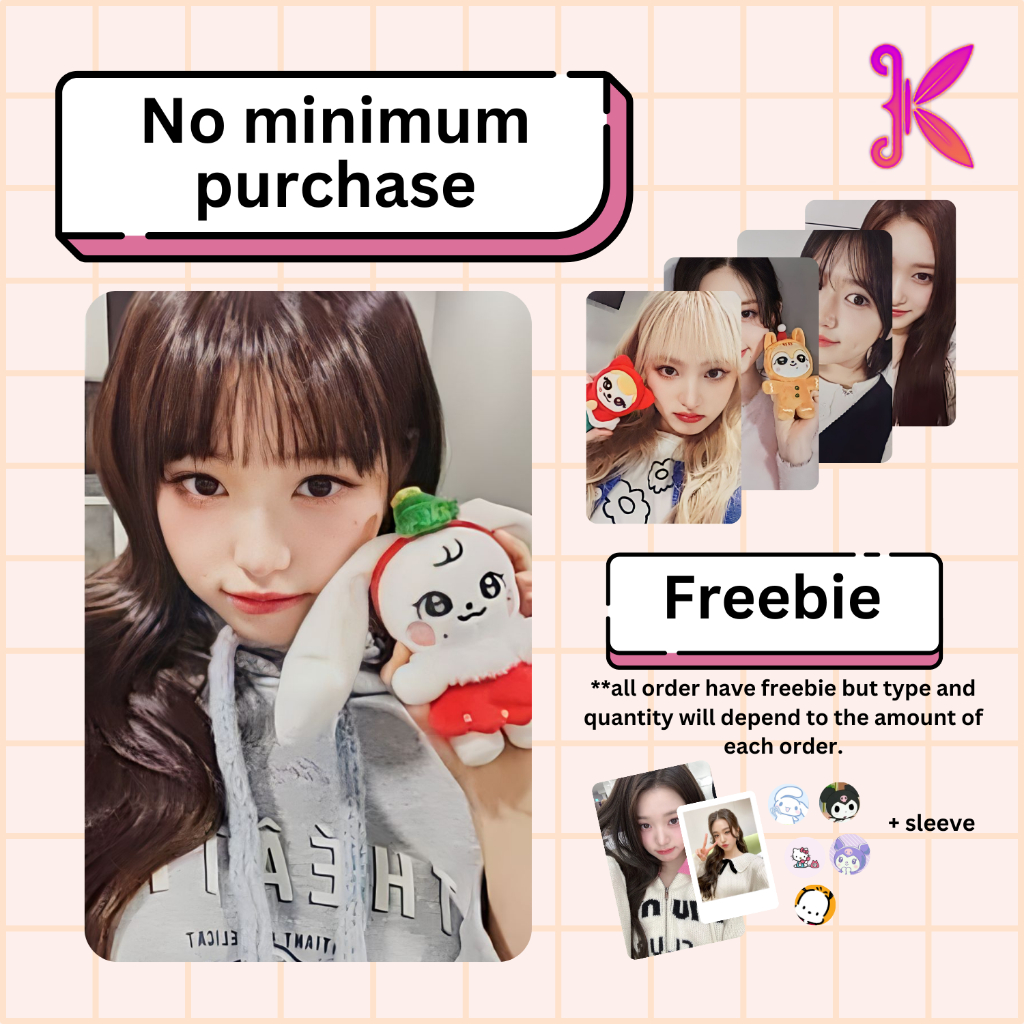 Ive Minive Christmas Plush Doll Yujin Gaeul Rei Wonyoung Liz Leeseo ...