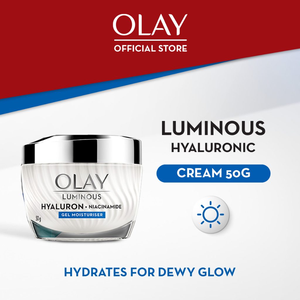 Olay Luminous Niacinamide + Hyaluron Moisturizer 50g | Shopee Philippines