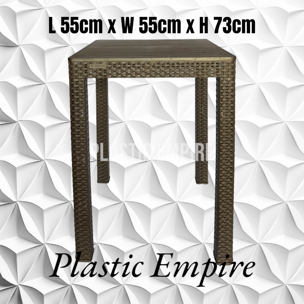 Jolly Plastic High Quality Anti Slip Rattan Picnic Indoor Coffee High ...