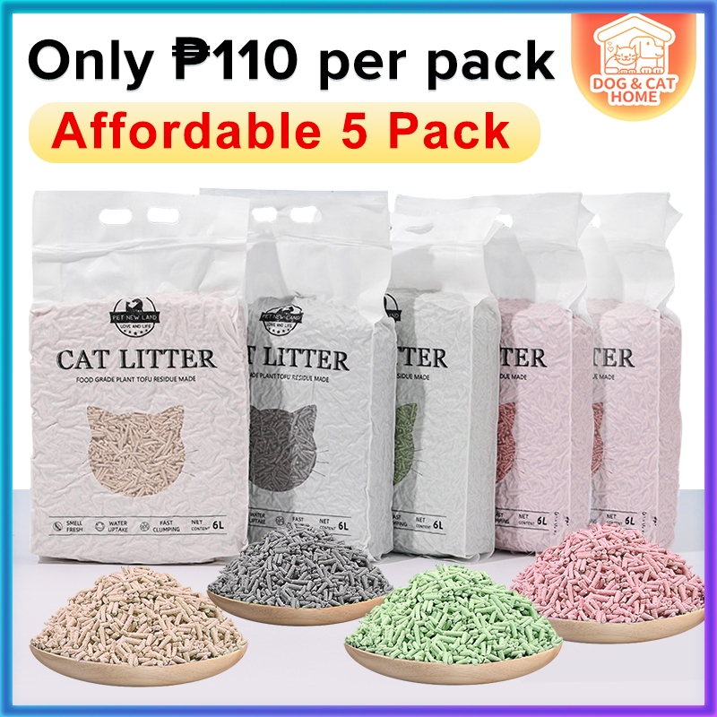 【10Kg/4kg】Tofu Cat Litter cat litter Mixed cat litter Sand 6L Food ...