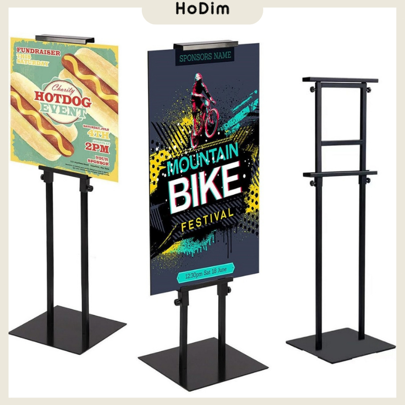 Double Sided KT Board Banner Stand Poster Display Stand Height ...