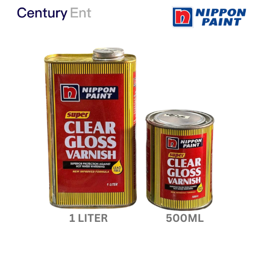 Nippon Paint Super Clear Gloss Varnish Valspar Furniture Wood Polish ...