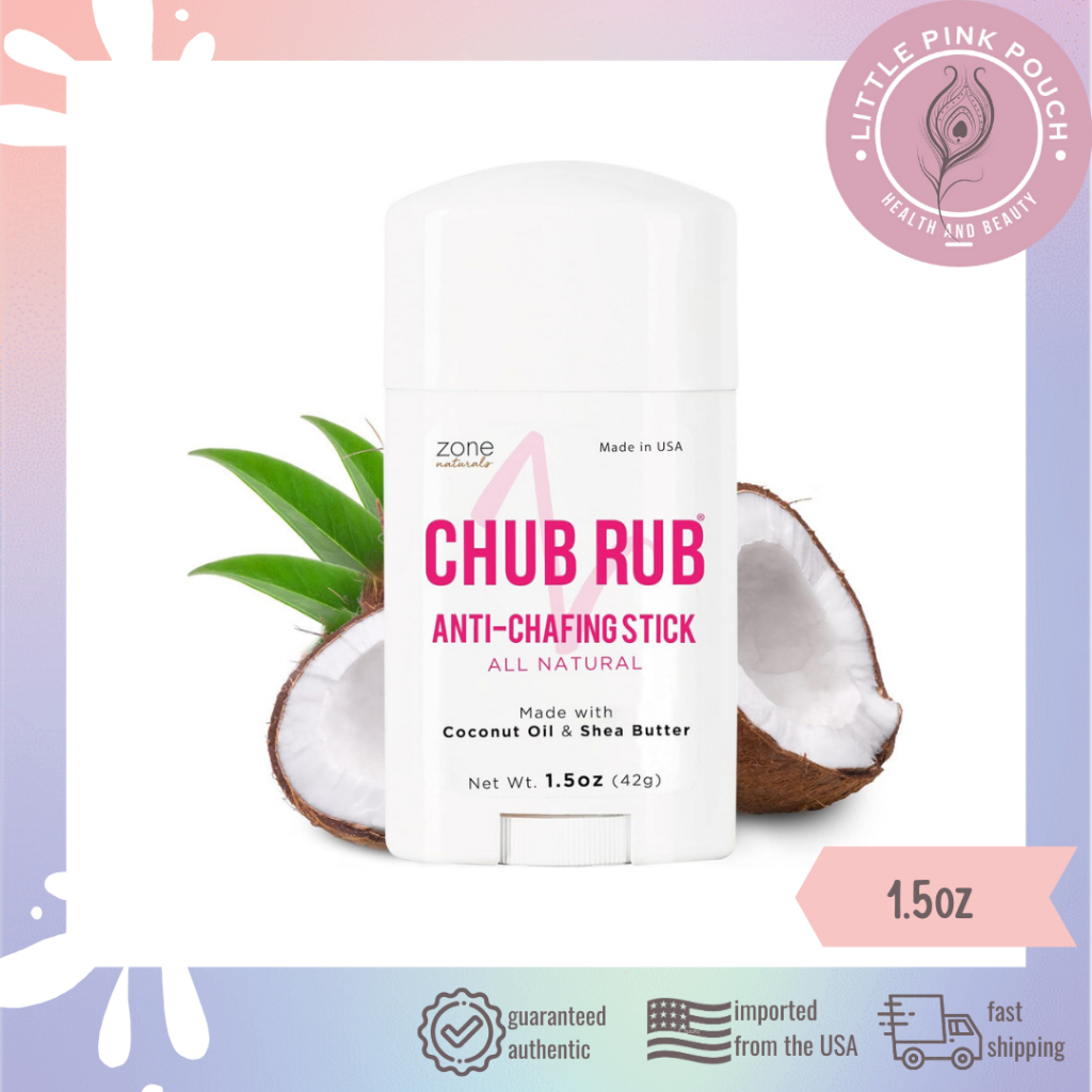 Zone Naturals Chub Rub Stick - 100% Natural Anti Chafing Stick, 1.5 ...