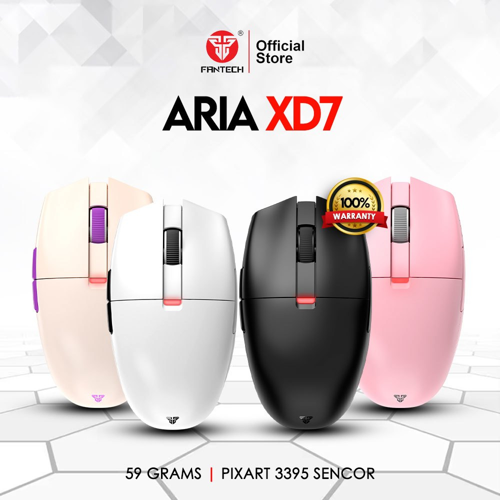 Fantech Aria XD7 Wired & Wireless Gaming Mouse Ultra Lightweight with ...