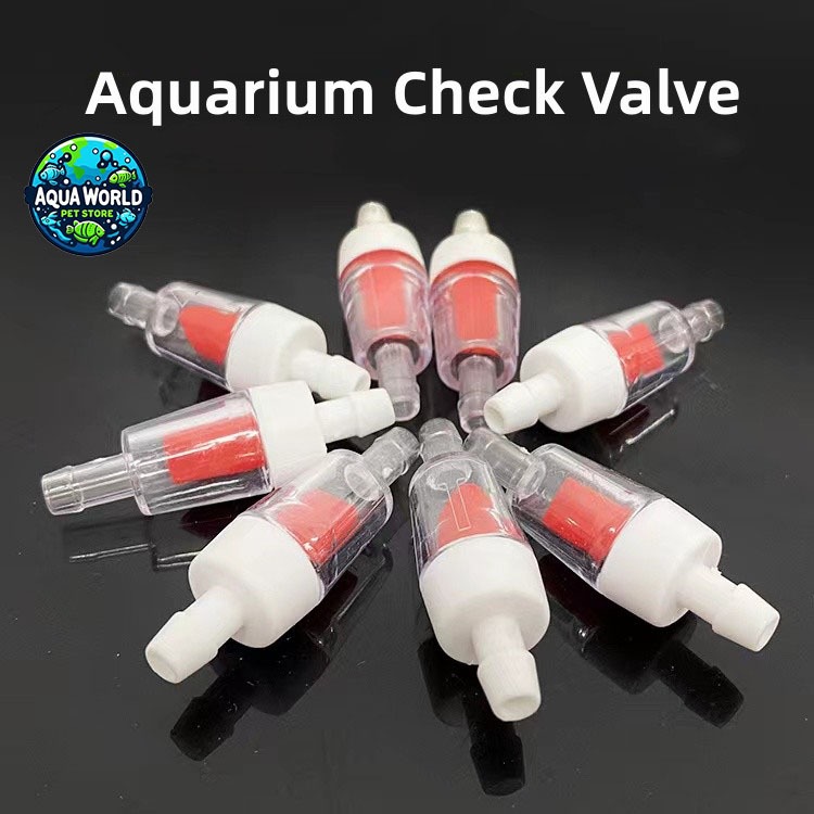 Aquarium Check Valve For Air Pumps Silicone Hose One Way Non-Return ...