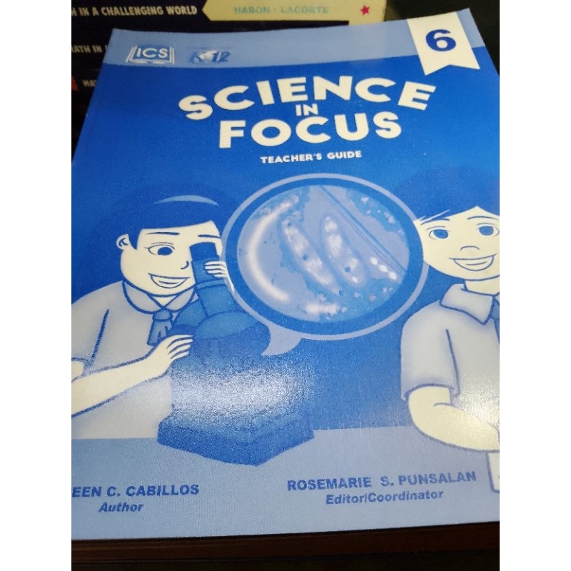 SCIENCE IN FOCUS grade 6 Teachers guide (brandnew | Shopee Philippines