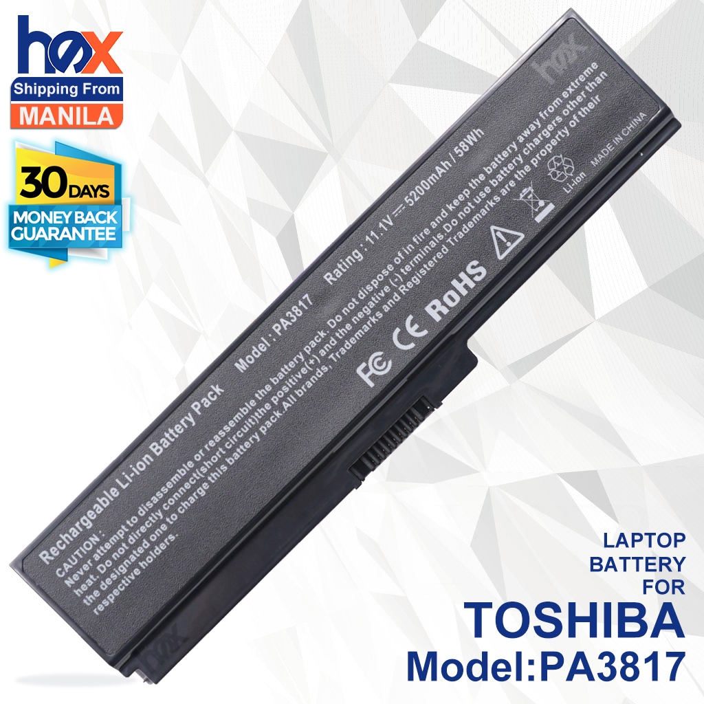 Toshiba Satellite Laptop Battery PA3816U-1BRS PA3817U-1BAS PA3817U-1BRS ...