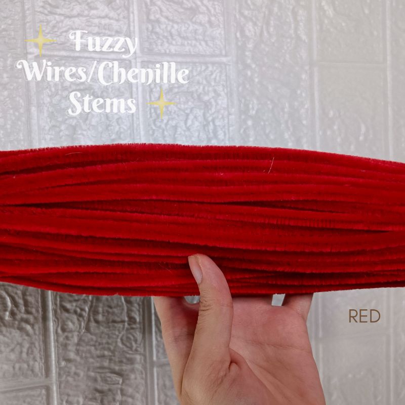 Fuzzy Wires/Chenille Stems (100 or 50 pcs per bundle) | Shopee Philippines