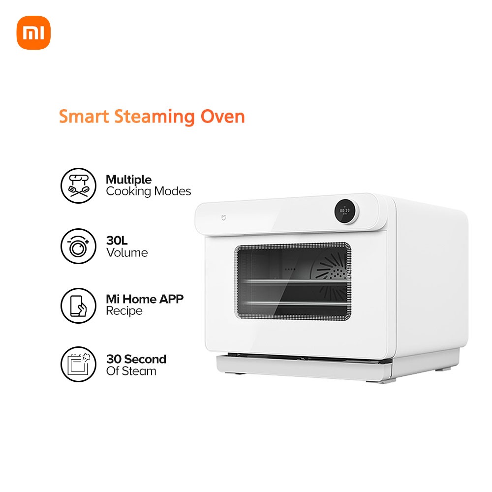 Xiaomi Mijia Smart Steaming Oven 220V 1450W 30L Dual Remote Control ...