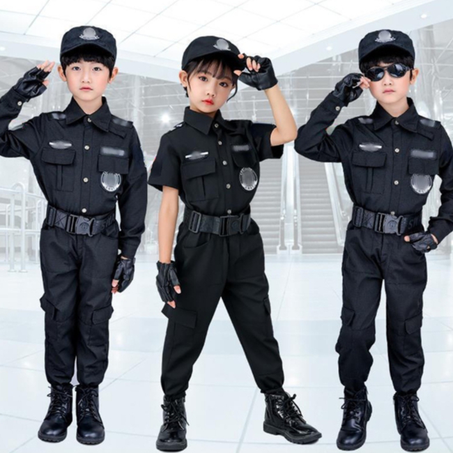 Kids Cosplay Costumes Children's police clothing, Boys and girls ...