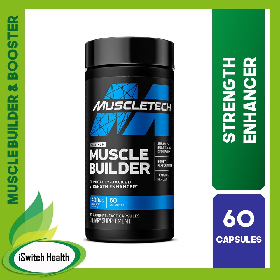 MuscleTech Platinum Muscle Builder - 60 Capsules | Shopee Philippines