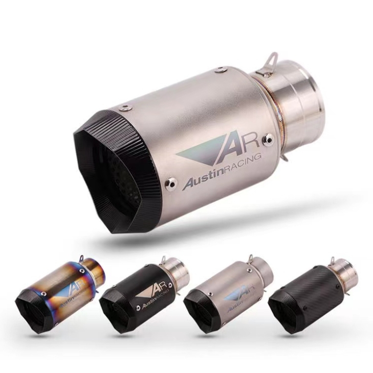 【Spot】51mm AR exhaust Austin Racing Inlet universal Muffler Pipe ...