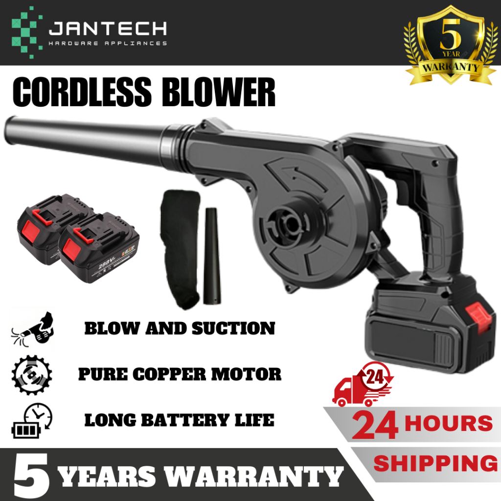 Cordless Blower Blowing Suction 2 in 1 Portable Vacuum Cleaner 688V PC ...