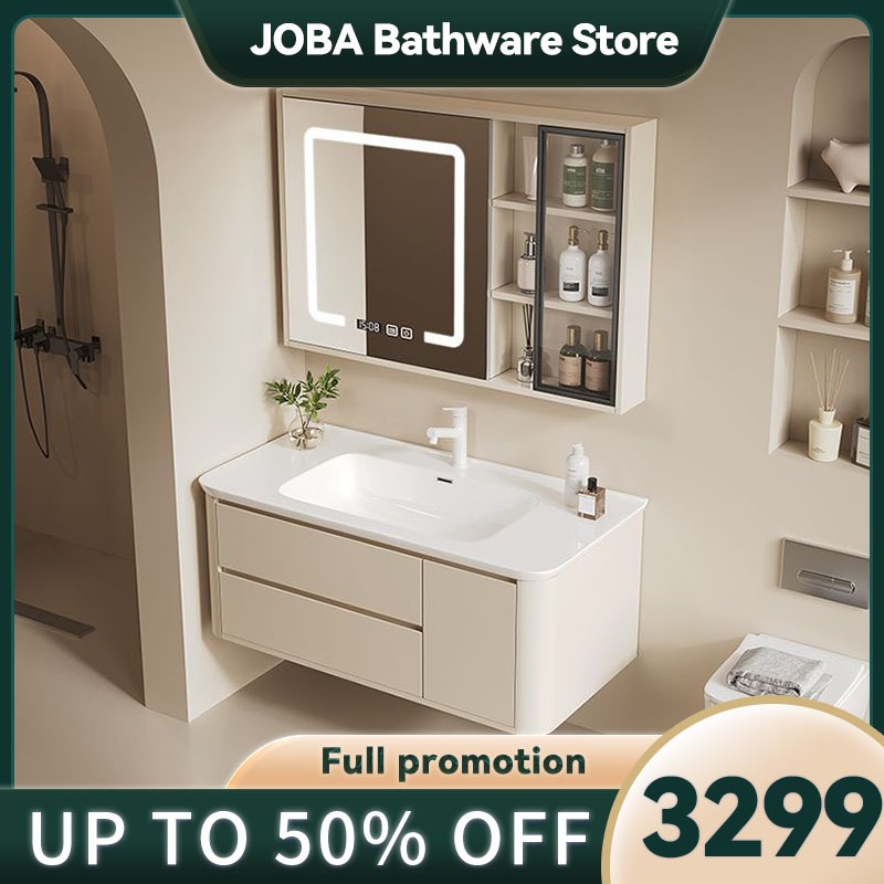 Vanity cabinet Bathroom Cabinet Set Luxury Full Sets Cabinets Washbasin ...