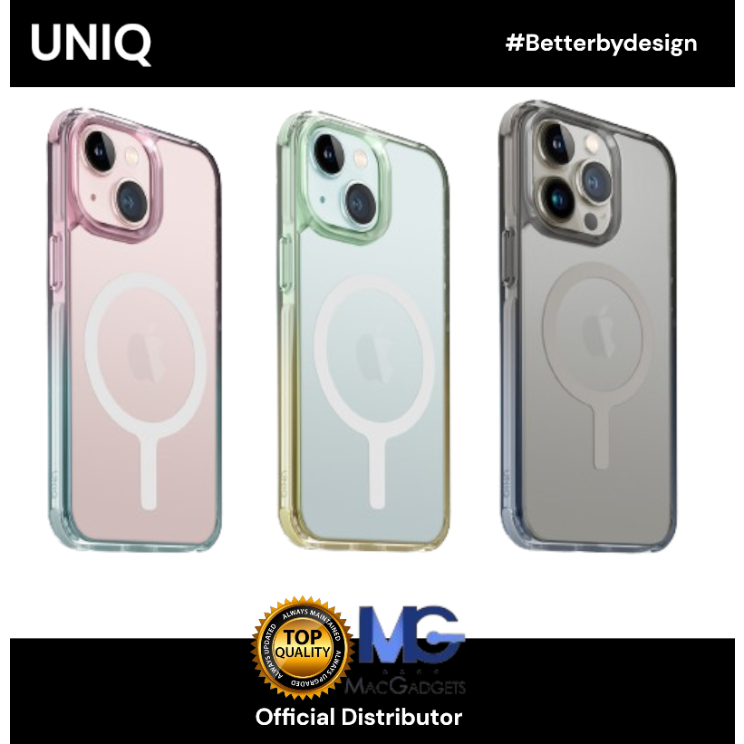 UNIQ Hybrid Combat Duo Mgclick Charging Case for iPhone 15 and Iphone ...