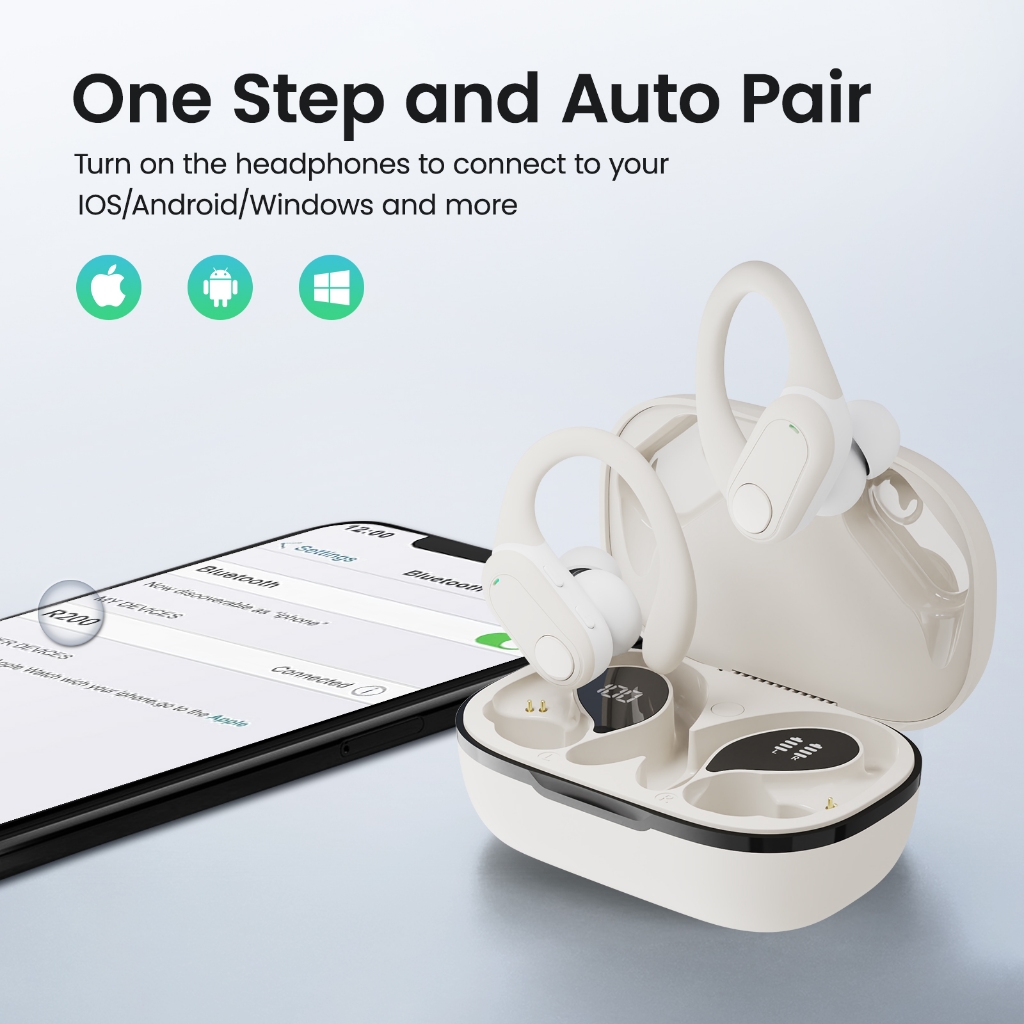 Original TWS Wireless Headset w/ Microphone Noise Canceling Wireless ...