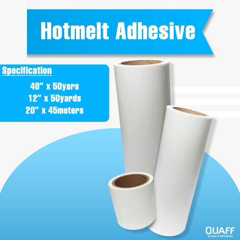 1-Roll QUAFF Hotmelt Adhesive 20inches / 12inches | Shopee Philippines